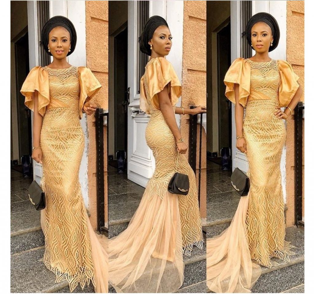 100 Most Alluring Lace Designs For Wedding/Aso-Ebi