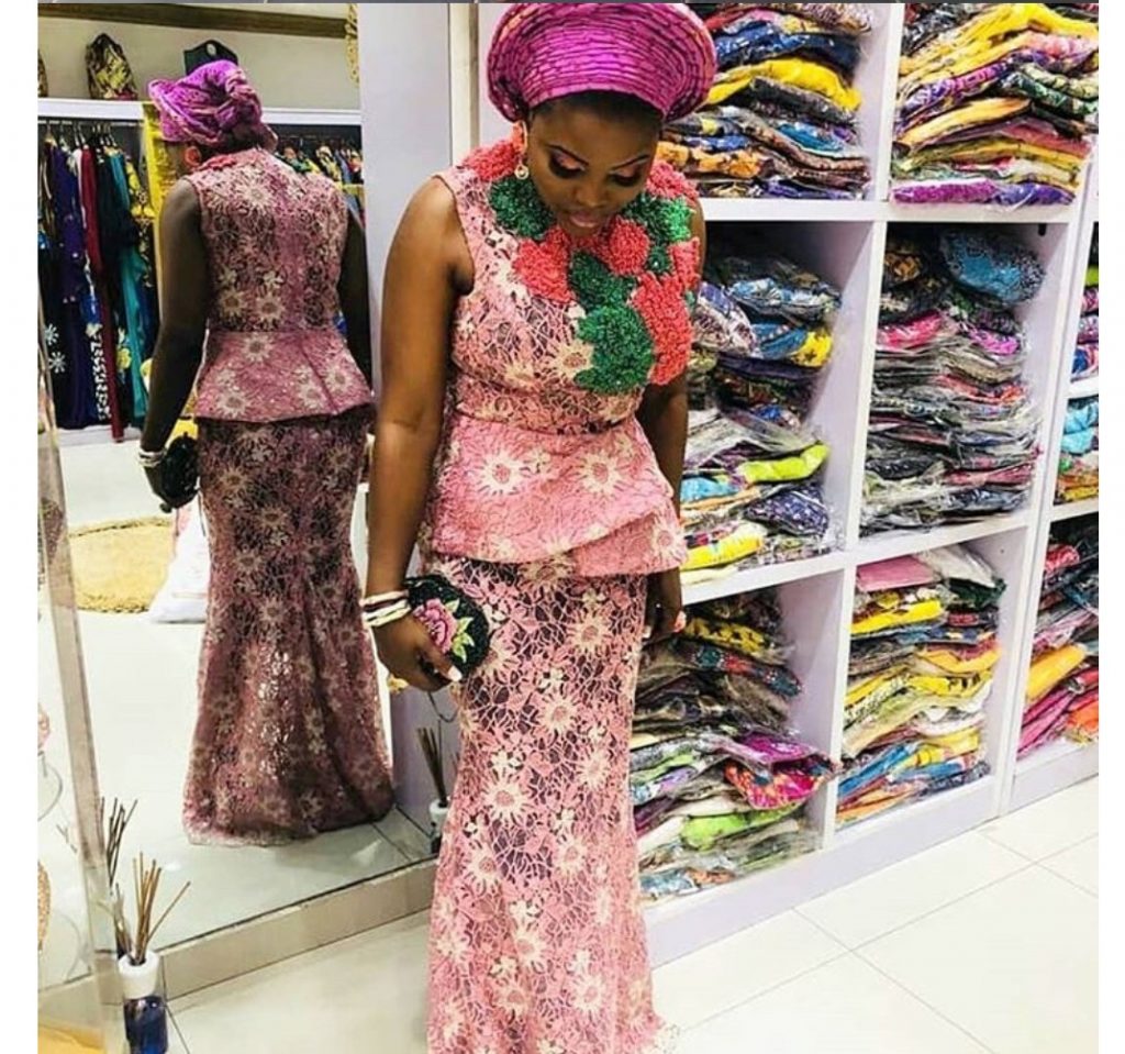 100 Most Alluring Lace Designs For Wedding/Aso-Ebi