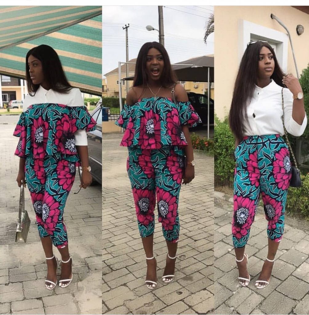 Latest Ankara Designs of Jumpsuits, pants, gowns, skirt & blouses & short