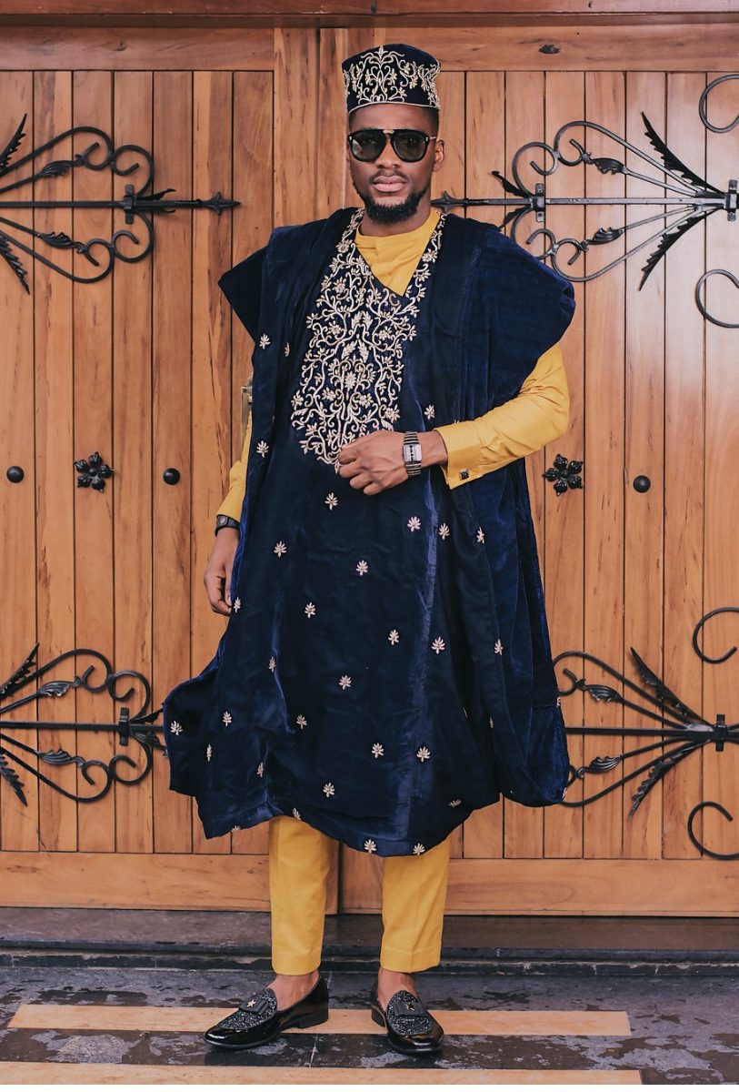 80 Current Agbada Styles For Gentlemen And Ladies-Color Combinations