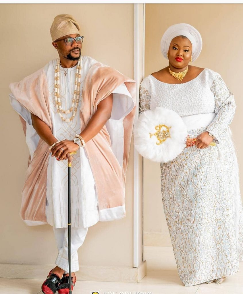 80 Current Agbada Styles For Gentlemen And Ladies-Color Combinations