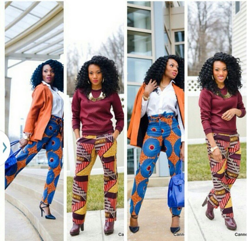 30 Exquisite Ways To Rock Your Ankara Pants/Trousers.