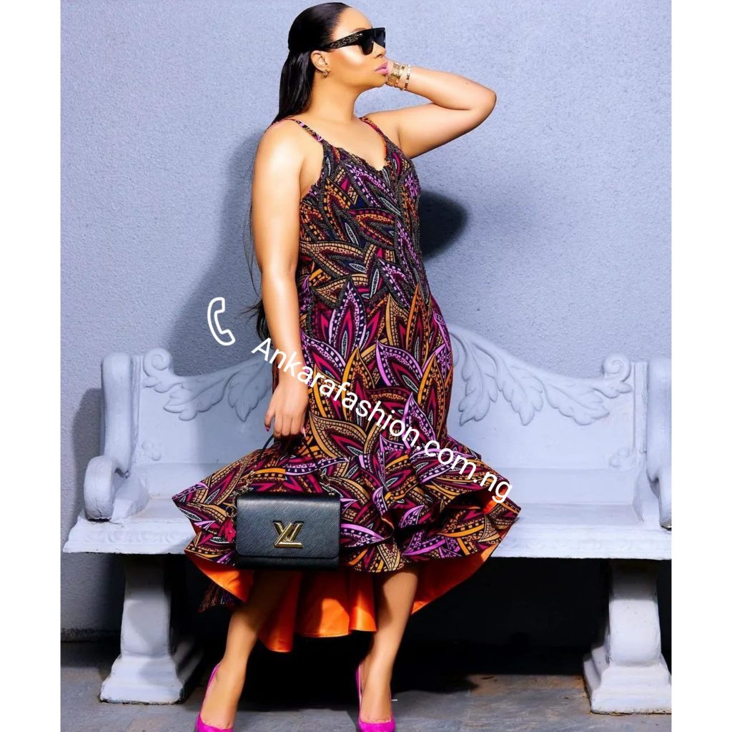 Flare Steps Ankara Gown- 1,2,3 Steps Ankara Gowns Styles