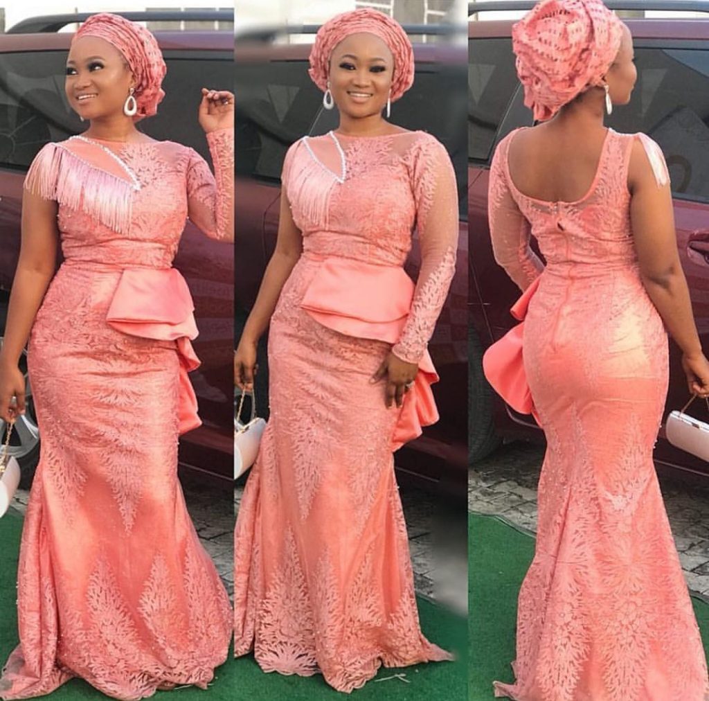 Stylish Aso ebi Styles- See 70 Stylish Asoebi Designs For Special ladies