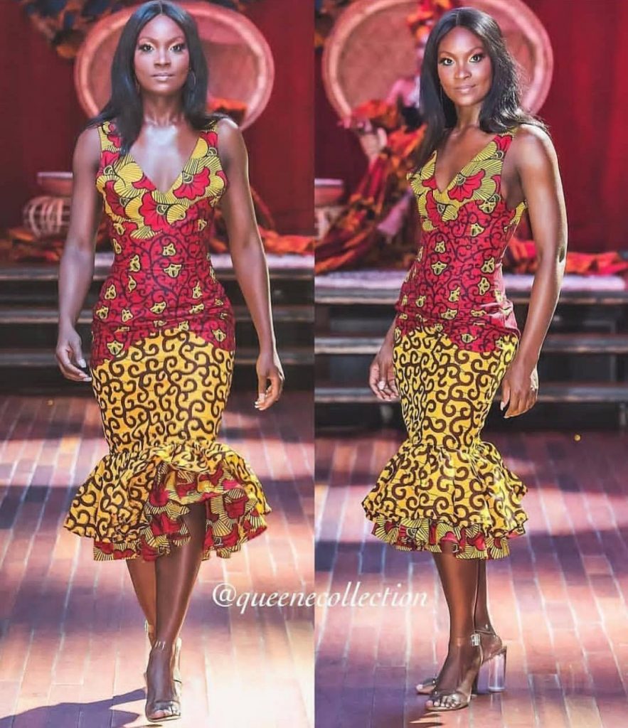 Flare Steps Ankara Gown- 1,2,3 Steps Ankara Gowns Styles
