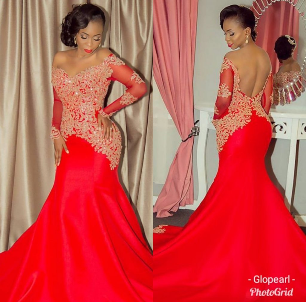 Fishtail Gown Dresses-Mermaid Gown Styles For Every Fashionistas