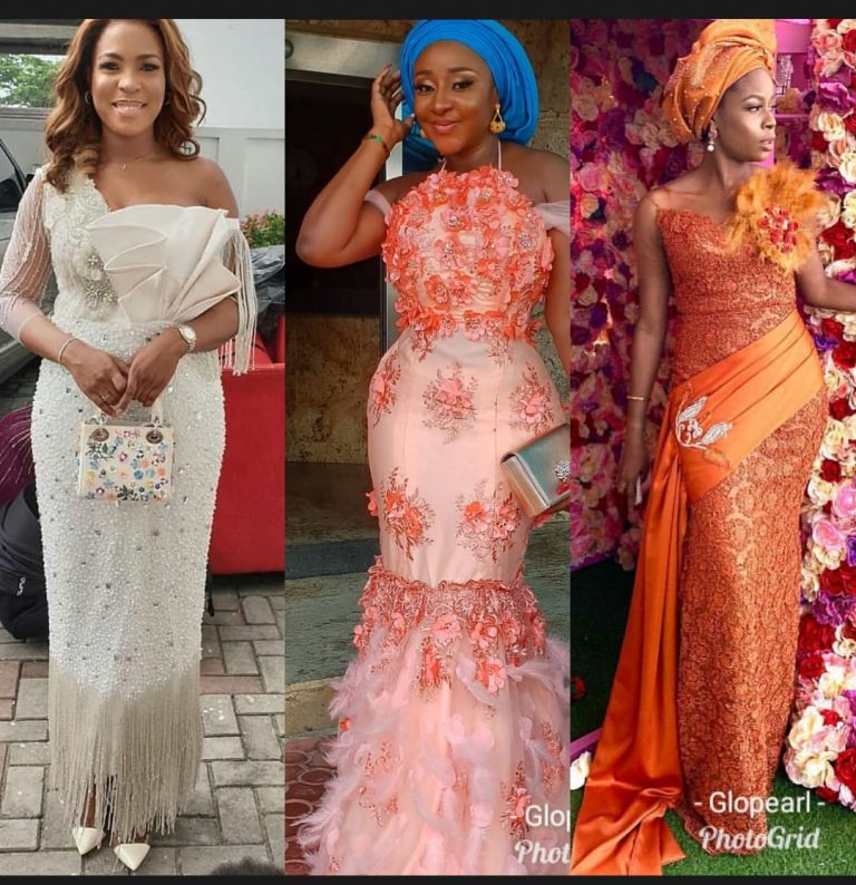 African Lace Material Styles-50 Stylish African Lace Styles For You