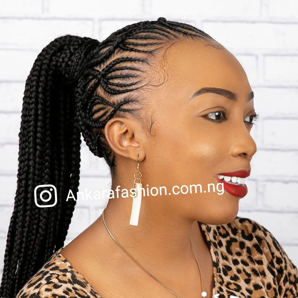 One Side Ghana Weaving Braid- We Have 50 Eye-popping Styles Here