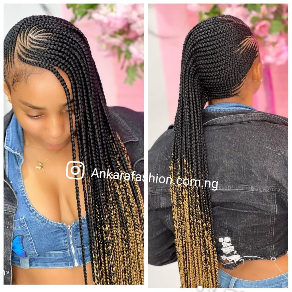 One Side Ghana Weaving Braid- We Have 50 Eye-popping Styles Here