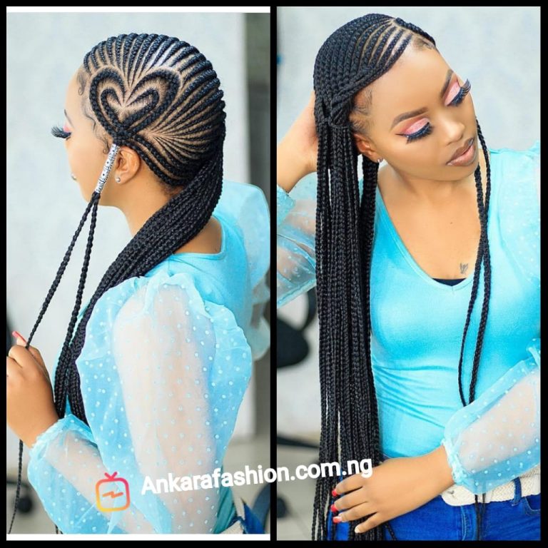 Ponytail Ghana Weaving Styles-See 100 styles you can slay this Valentine
