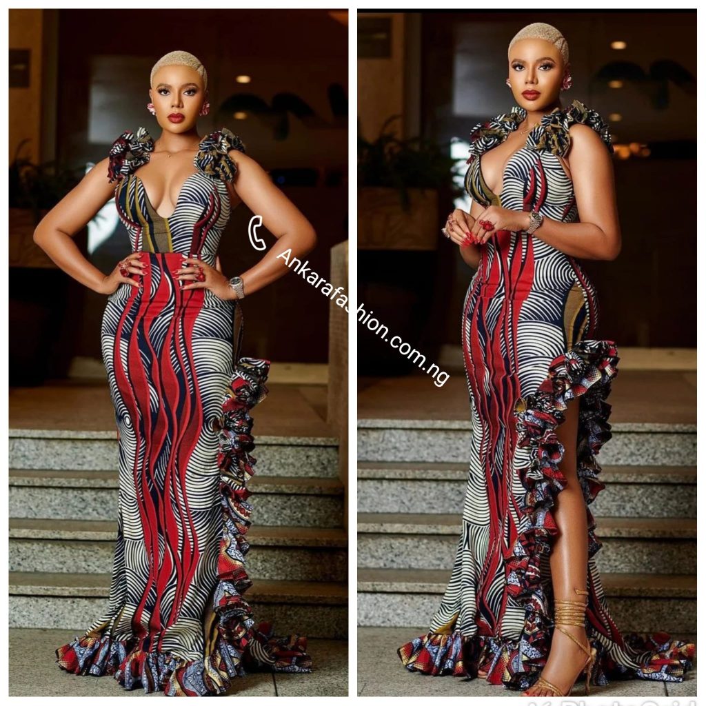 Trendy Ankara Gown Designs For Fashionistas-We have 50 Designs