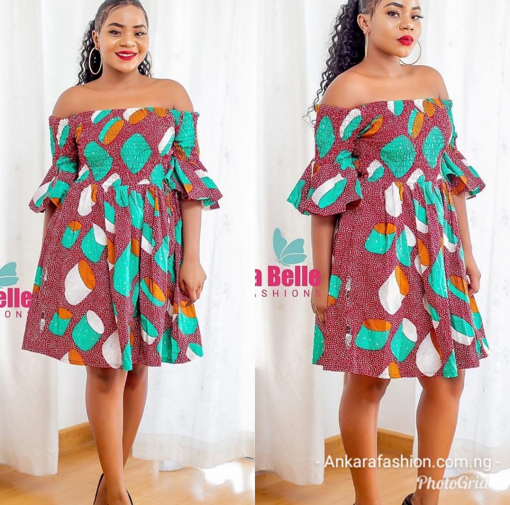Latest Ankara Off Shoulder Styles-See 50 Latest Off should gown styles