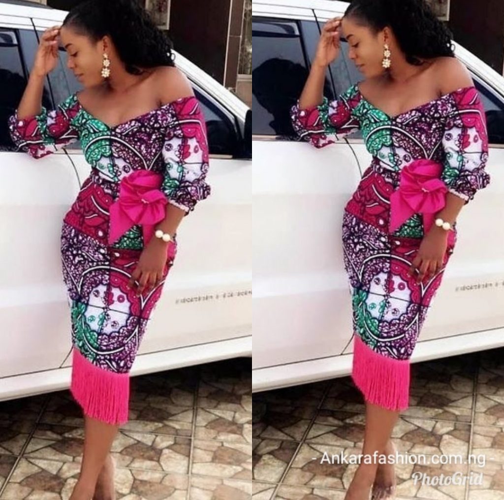 Latest Ankara Off Shoulder Styles-See 50 Latest Off should gown styles