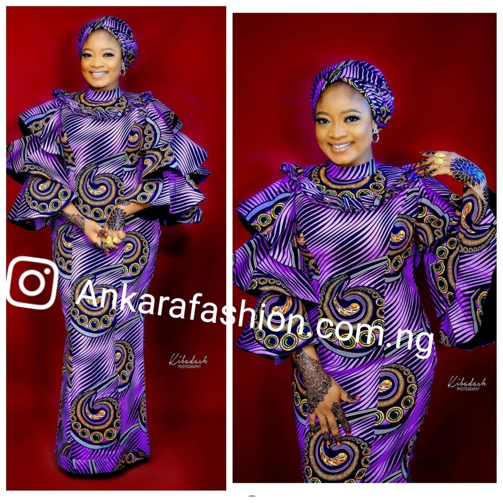 Latest Hausa/Arewa Ankara designs for Elegant African Muslim Ladies