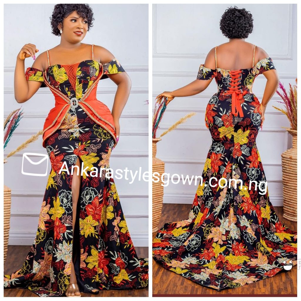 Asoebi Ankara Gown Styles for Owambe- See 50 Trendy Gowns for